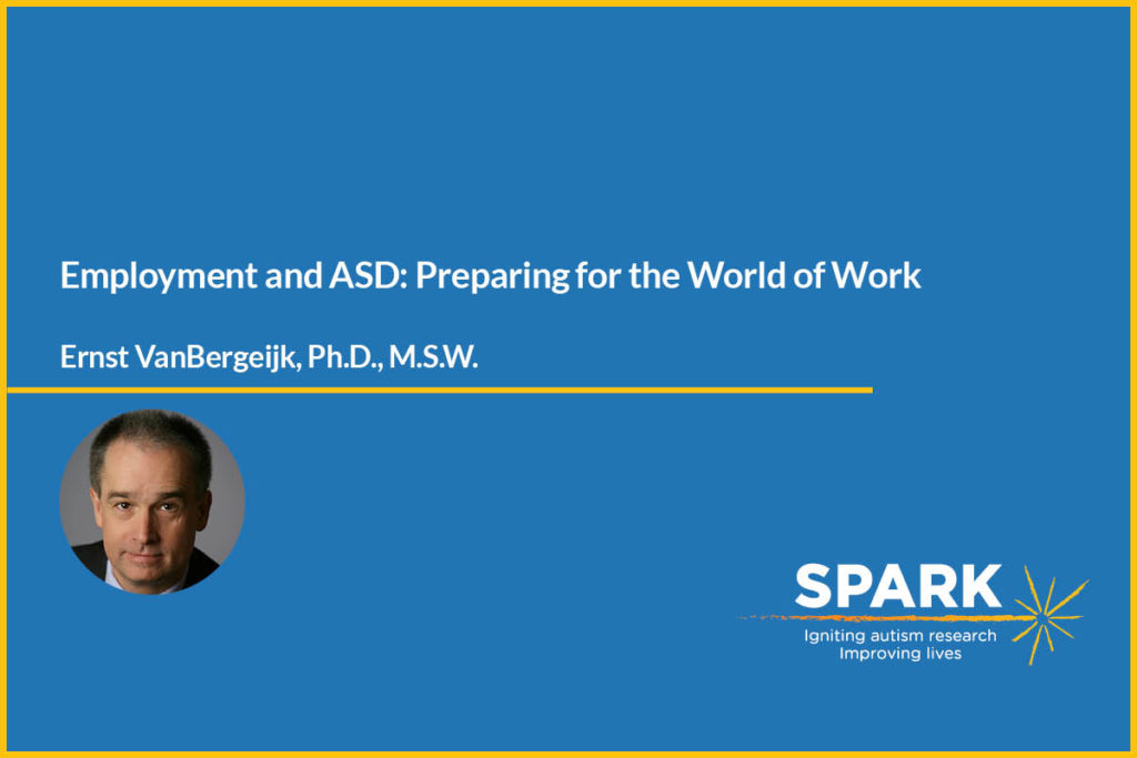 Tag: Transition to adulthood - SPARK for Autism